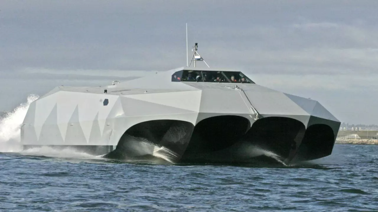 Monster Machines: America's Largest Carbon Fiber Ship Is A Seafaring Speed Demon