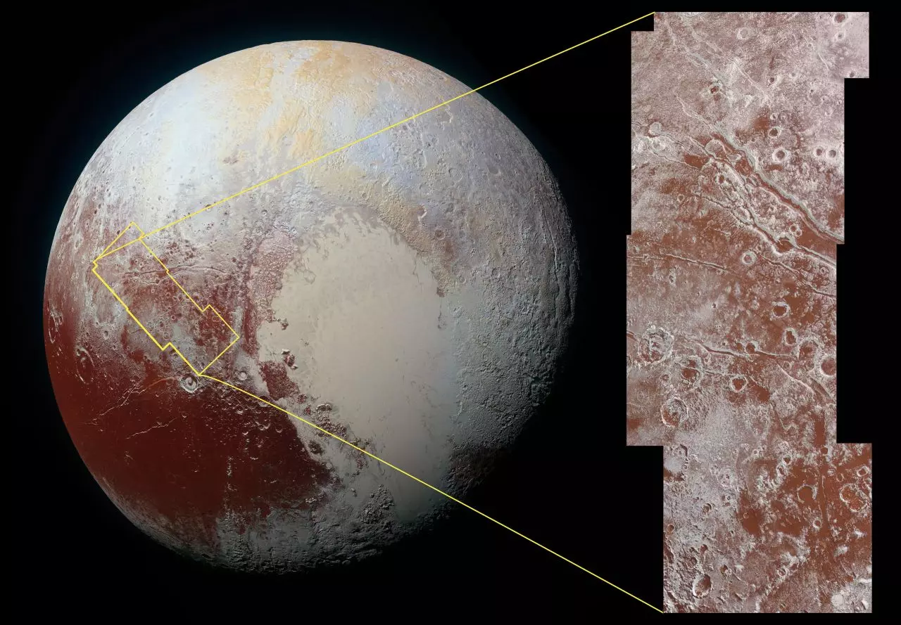 NASA-nyň täze suratlary Plutonyň ýüzüni ýiti ünsi özüne çekýär