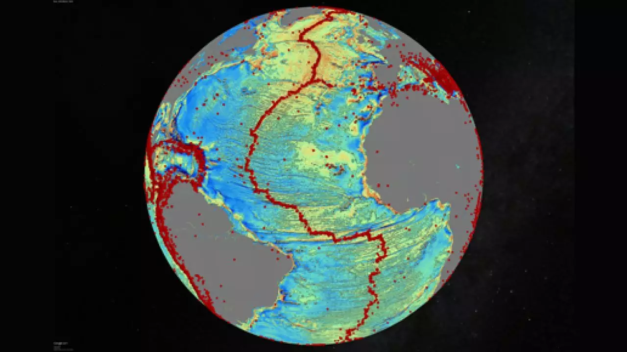 Самая падрабязная карта дна акіяна была зроблена з космасу