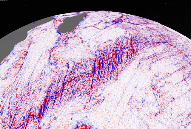 有史以来最详细的海底地图是由太空制作的