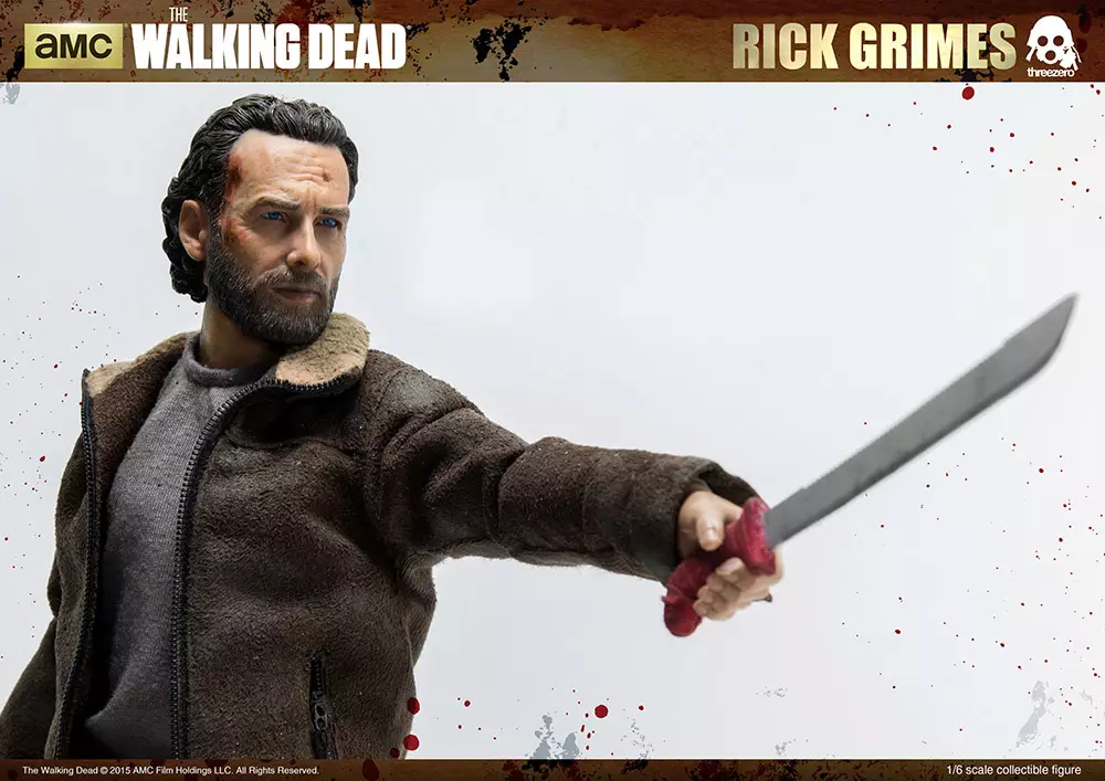 Tato figurka Walking Dead Ricka Grimese vyskočila přímo z Apokalypsy na váš stůl