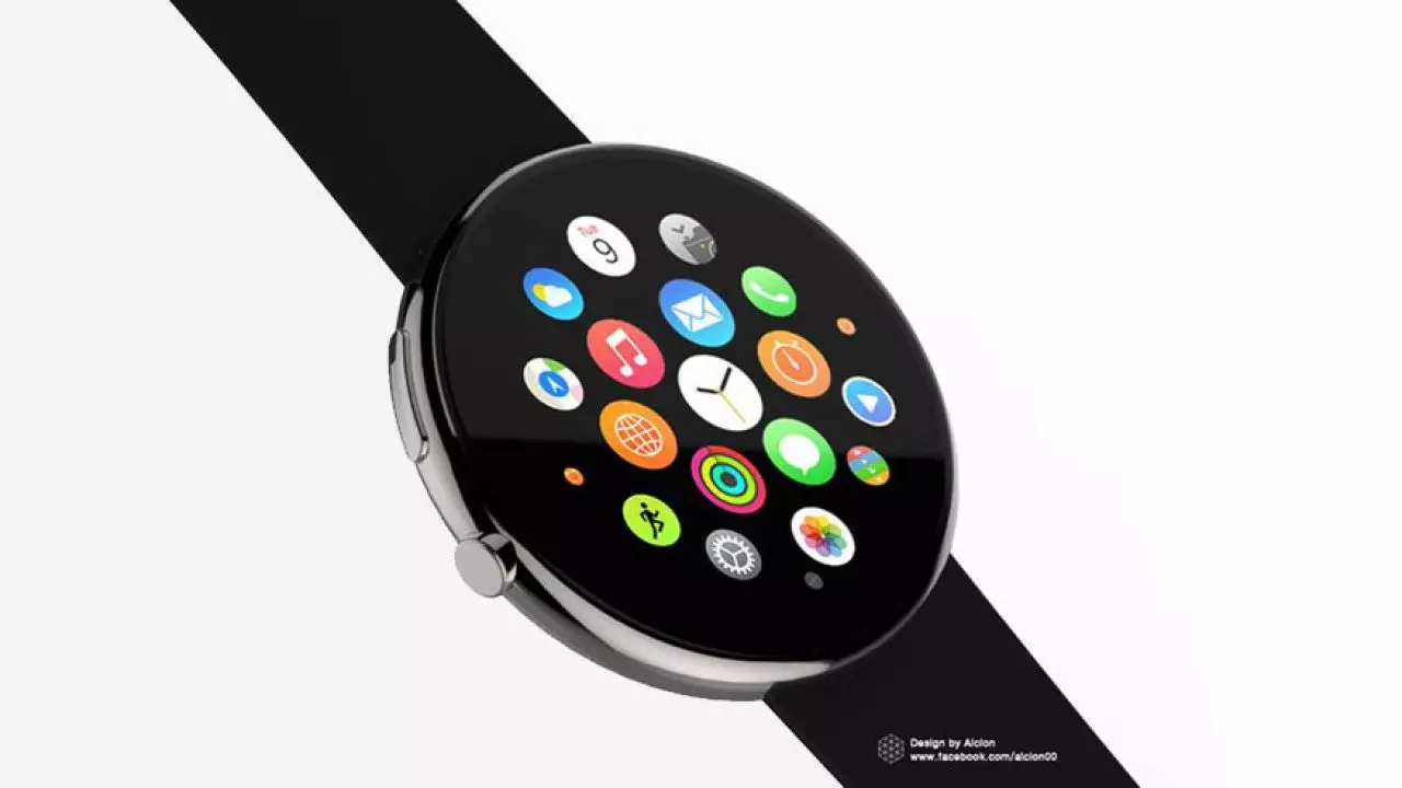 כך היה נראה ה-Apple Watch אם הוא היה עגול
