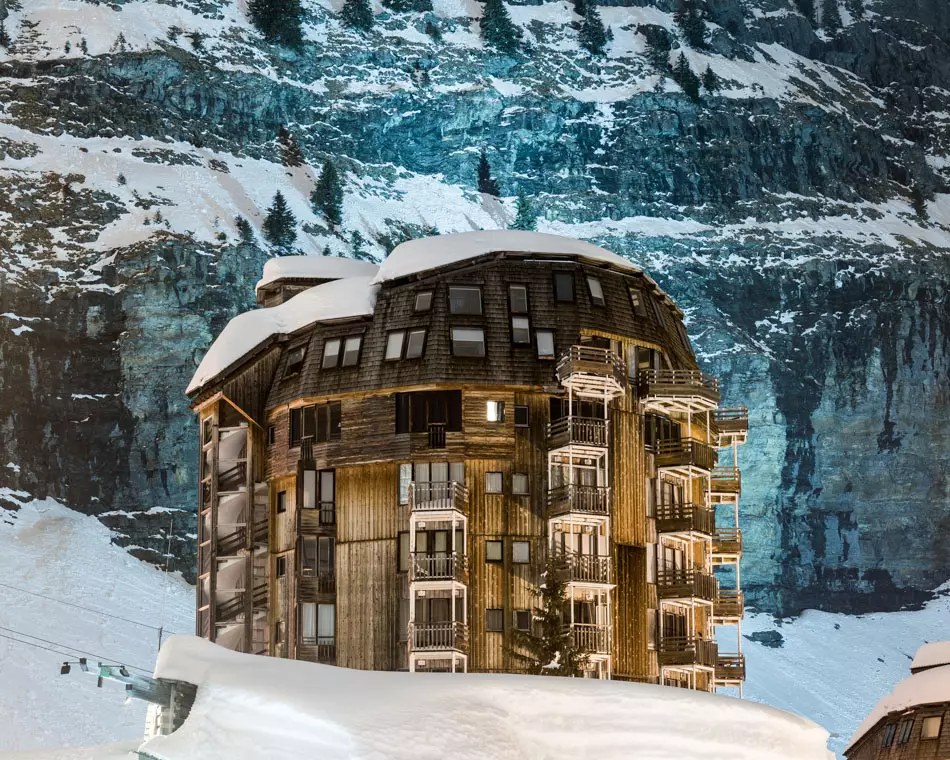 Déi aner Weltarchitektur vun Avoriaz, E Ski Resort a Frankräich