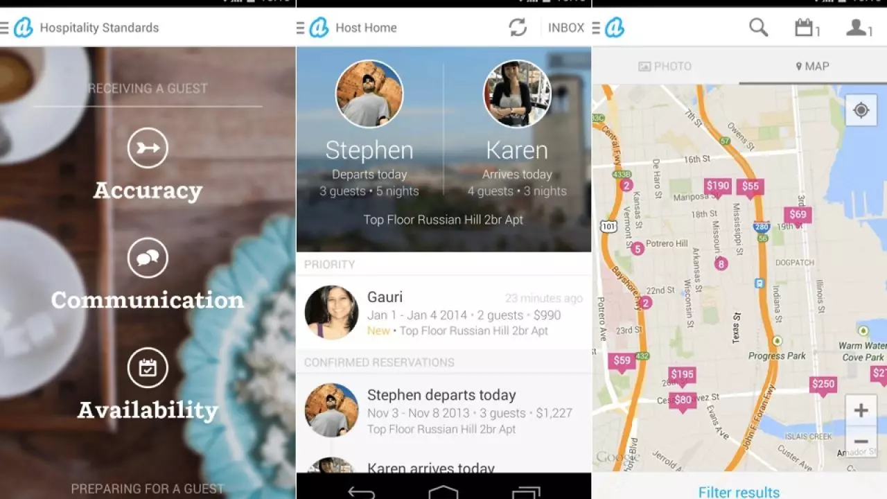 AirBnB의 재설계된 앱은 이동 중 호스팅을 간편하고 소셜하게 만듭니다.