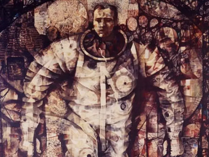 NASA ta Ba da Lamuni Norman Rockwell A Spacesuit Don Wannan Hoton