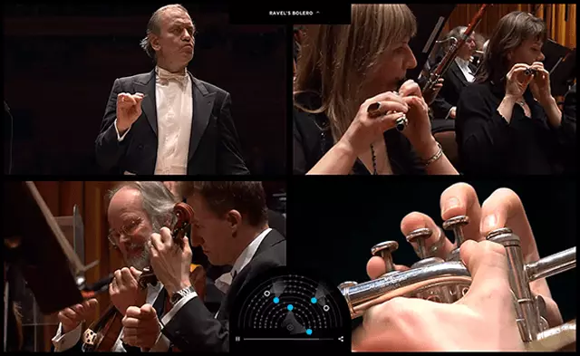 Этот блестящий интерактивный сайт позволяет вам совершить поездку по Лондонскому симфоническому оркестру вблизи