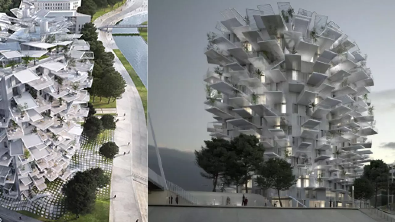 Dit geweldige boomgebouw zou perfect zijn als we vliegende auto's hadden