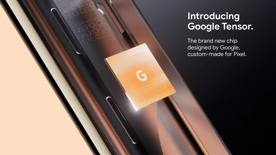 گوگل جو ٽينسر پروسيسر Pixel 6 لائين اپ ۾ هڪ اهم پليئر هوندو. (تصويري: گوگل)
