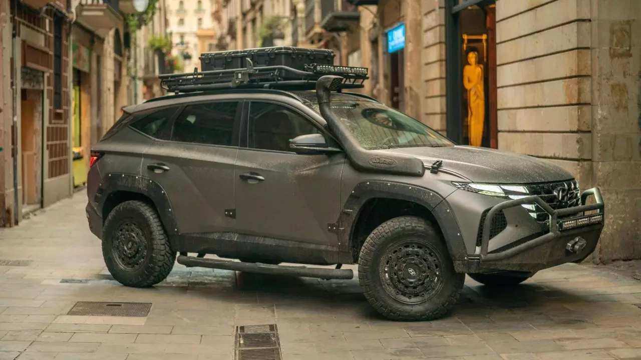 Uncharted filmeko Hyundai Tucson 'Beast'-ek seguruegi jokatzen du