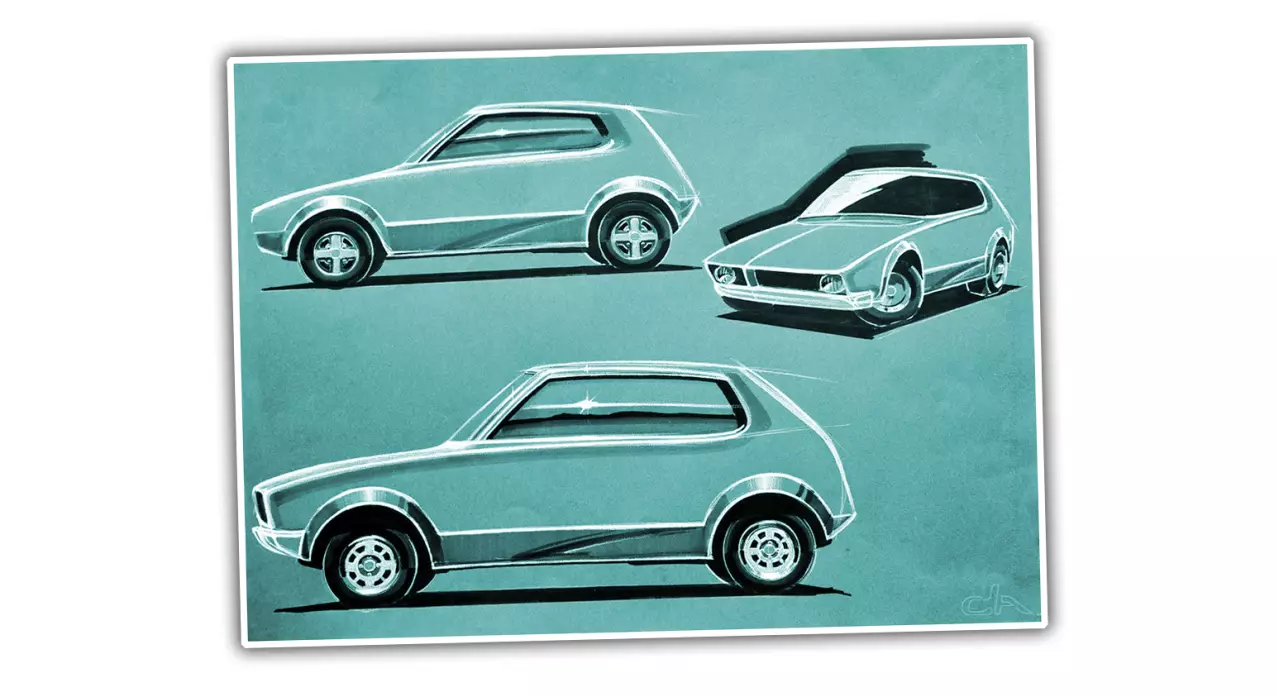 Napakaganda ng Mga Design Sketch na Ito Para sa Orihinal na Honda Civic