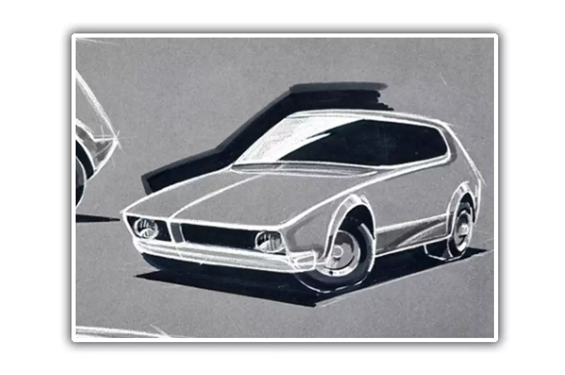 Ove skice dizajna za originalnu Hondu Civic su fantastične