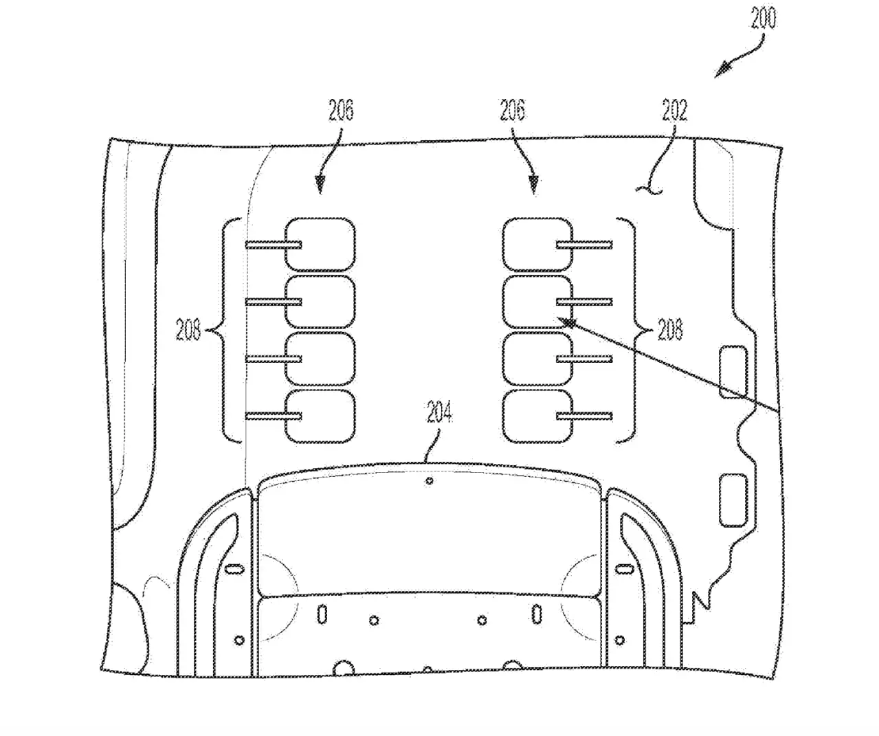 GM heeft een patent ingediend voor een voetmassageapparaat in de auto