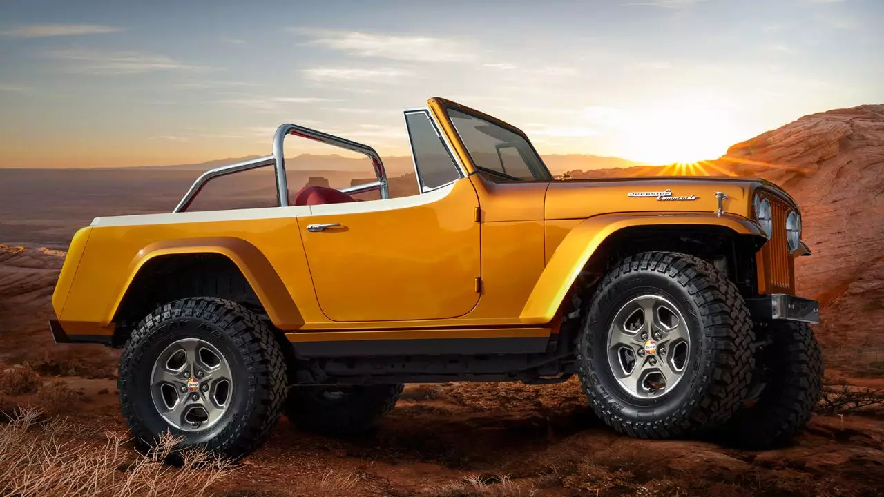 Jeepster Beach Concept er hvad der sker, når du propper en ny Wrangler i en 53 år gammel skal