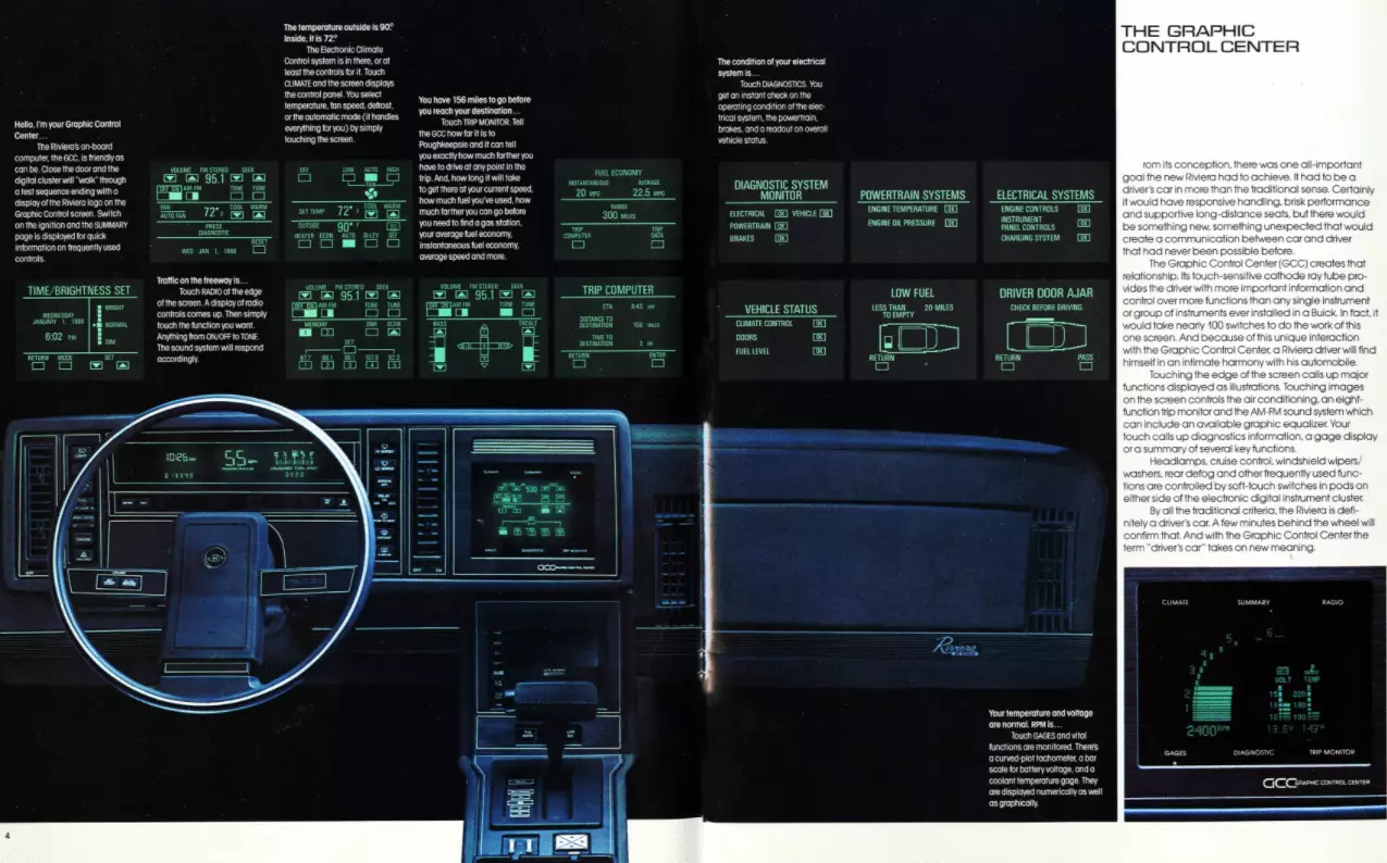 Ford'un 1982 Konsept Otomobilinde GPS Öncesi SatNav ve İlk Entegre Video Oyun Konsolu Vardı