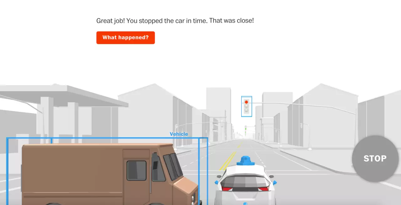 このインタラクティブなゲームは、自動運転車を作るのがどれほど難しいかを示しています