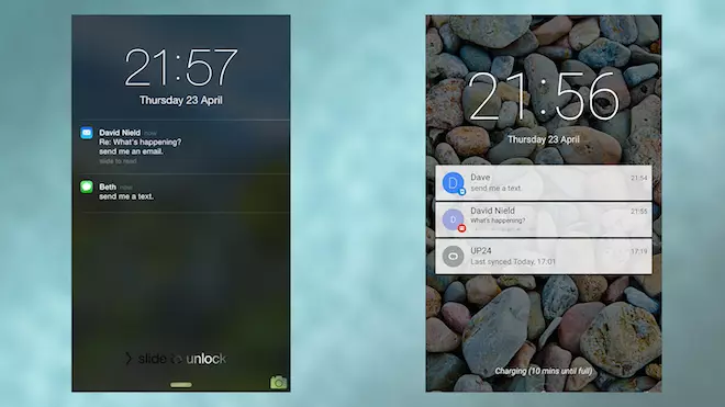 iOS Vs Android: Toleo la 2015