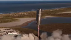 SpaceX-Raumschiff-Prototyp vollendet seinen ersten „Hop“