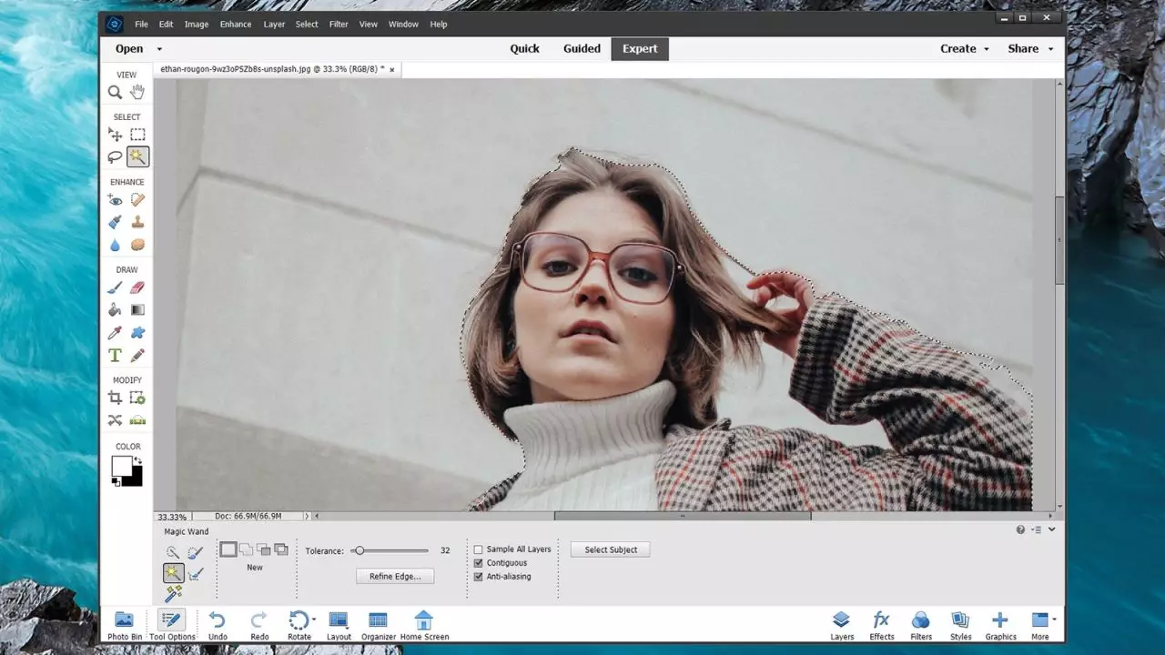 Screenshot: Adobe Photoshop Elements