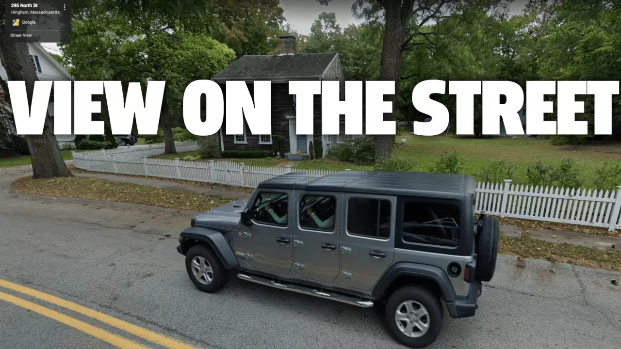 Google Street View AI ontwikkel ses-deur Jeep Wrangler