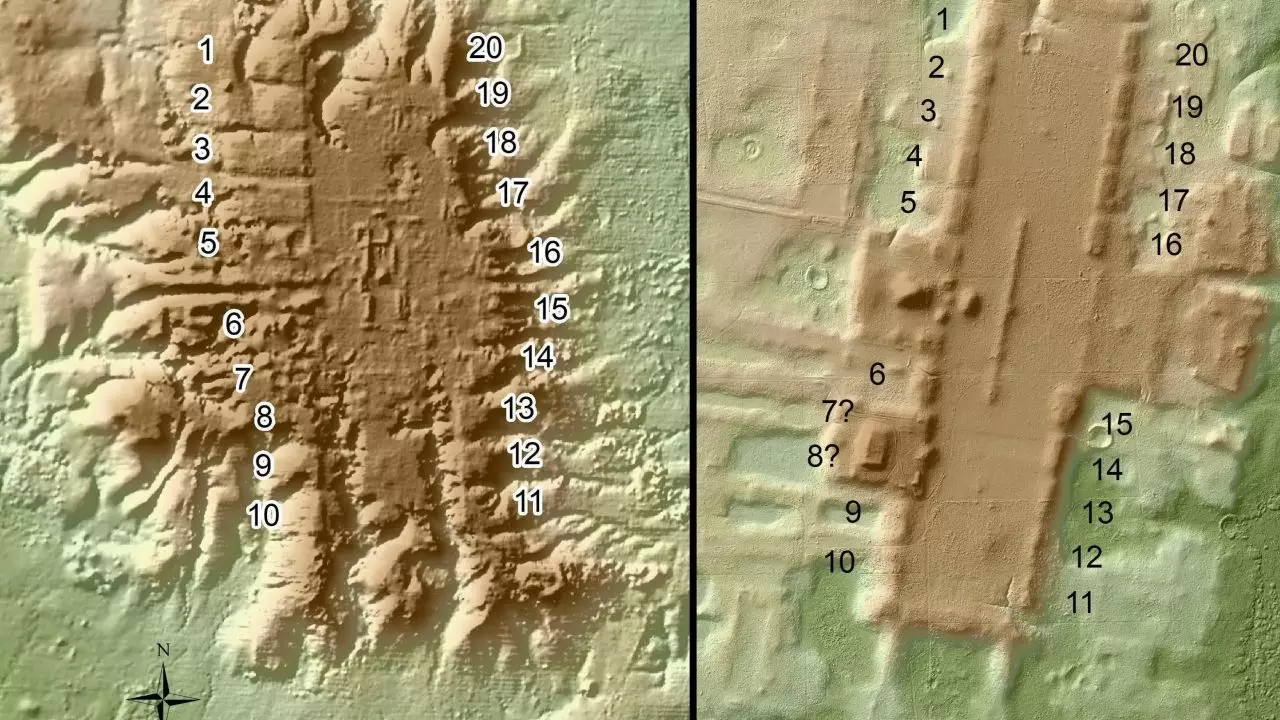 Հնագետները քարտեզագրել են Մեսոամերիկյան մոտ 500 վայրեր և տեսնել տարբեր դիզայնի նախշեր