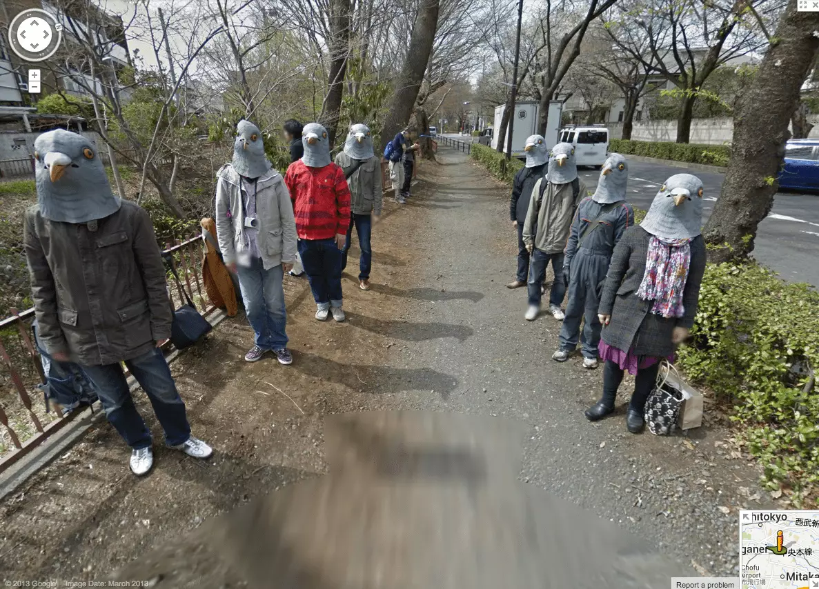 Google Street View चे ग्रेटेस्ट, विचित्र हिट्स