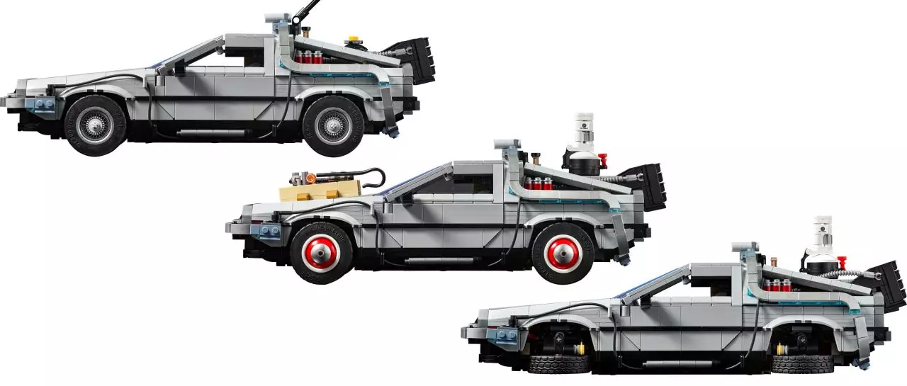 Назад у будучыню ад Lego DeLorean дазваляе ствараць версіі ўсіх трох фільмаў