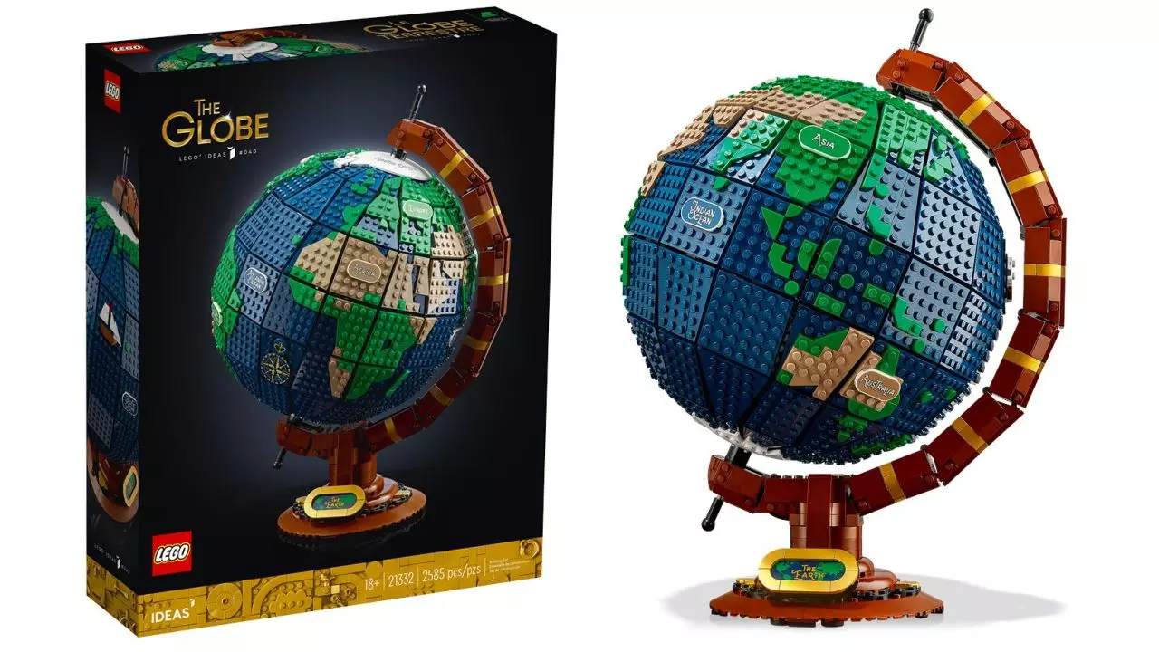 Lego's Spinning 3D Globe Ndi Chifukwa China Chokhutiritsa Kwa Akuluakulu Kuti Apitirize Kusewera Ndi Njerwa Zapulasitiki