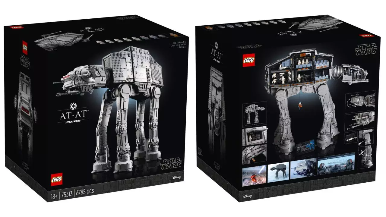 Ụzọ 8 iji kwado imefu A$1,084 na Lego's Massive New Star Wars AT-AT Set