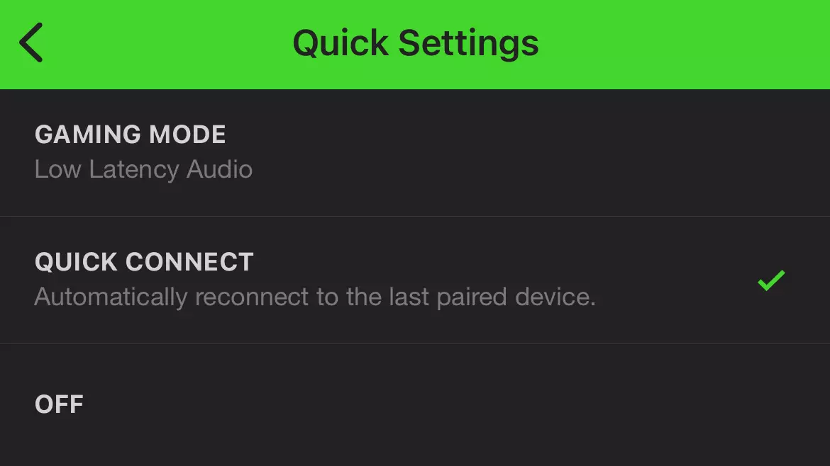 Hammerhead True Wireless Pros, як і раніше, обслуговують геймерів із режимом низької затримки, який віддає перевагу з’єднанню Bluetooth над часом автономної роботи, тому звуки завжди синхронізуються з дією на екрані. (Скріншот: Ендрю Лішевський / Gizmodo)