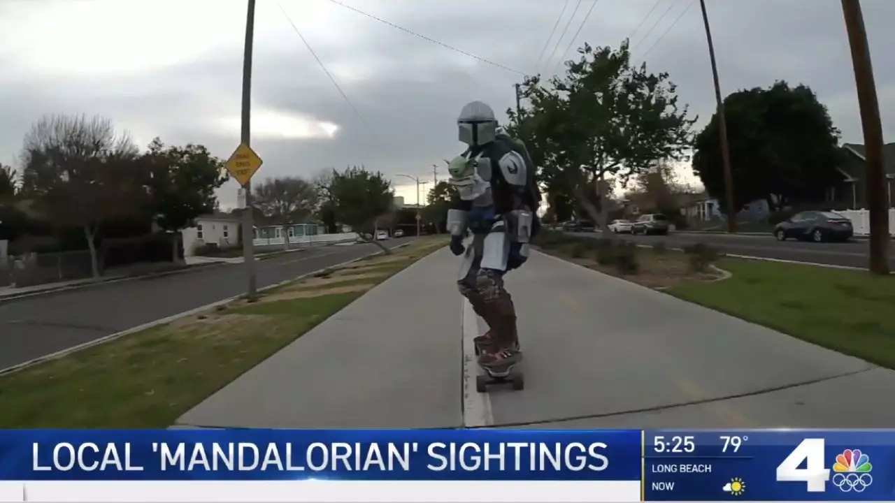 The Mandalorian (e Baby Yoda) descubertos a rasgar en Los Ángeles