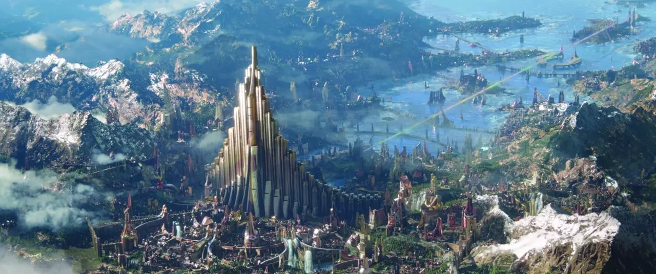 Asgard joalokaha e hlaha ho Thor: Ragnarok, pele, hantle, ua tseba. (Setšoantšo: Disney)