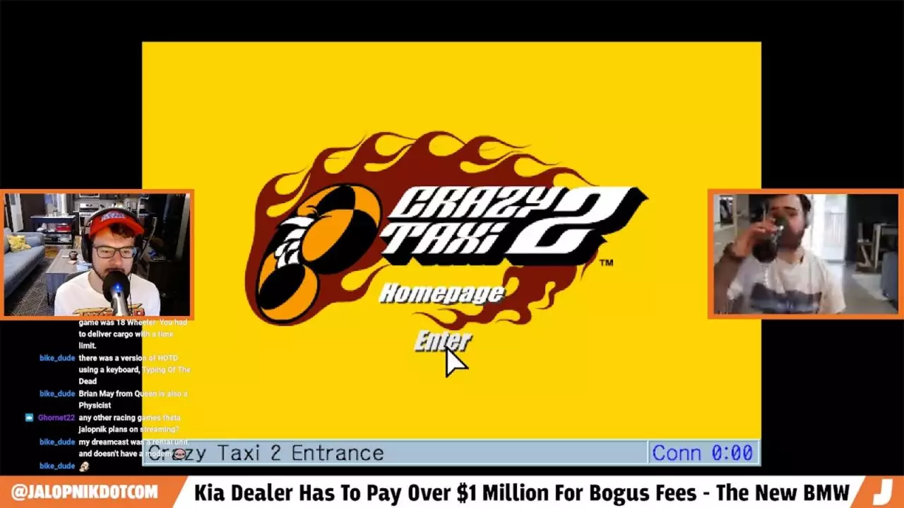 Inu mi dun lati sọ fun ọ pe oju opo wẹẹbu Crazy Taxi 2 Wa, Ṣeun si Awọn ololufẹ Igbẹhin