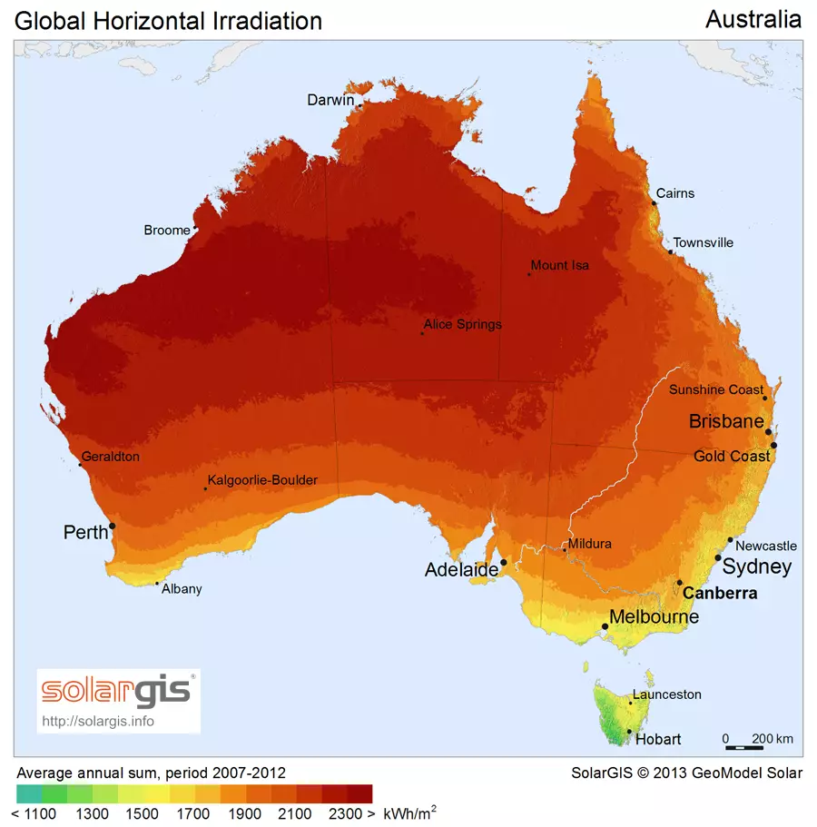 ACT's Solar Highway driver vedvarende energi i Australien
