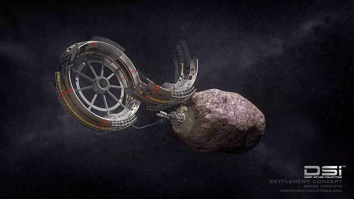 Hoe asteroïde mijnbouw onze eerste ruimtekolonie zou kunnen betalen