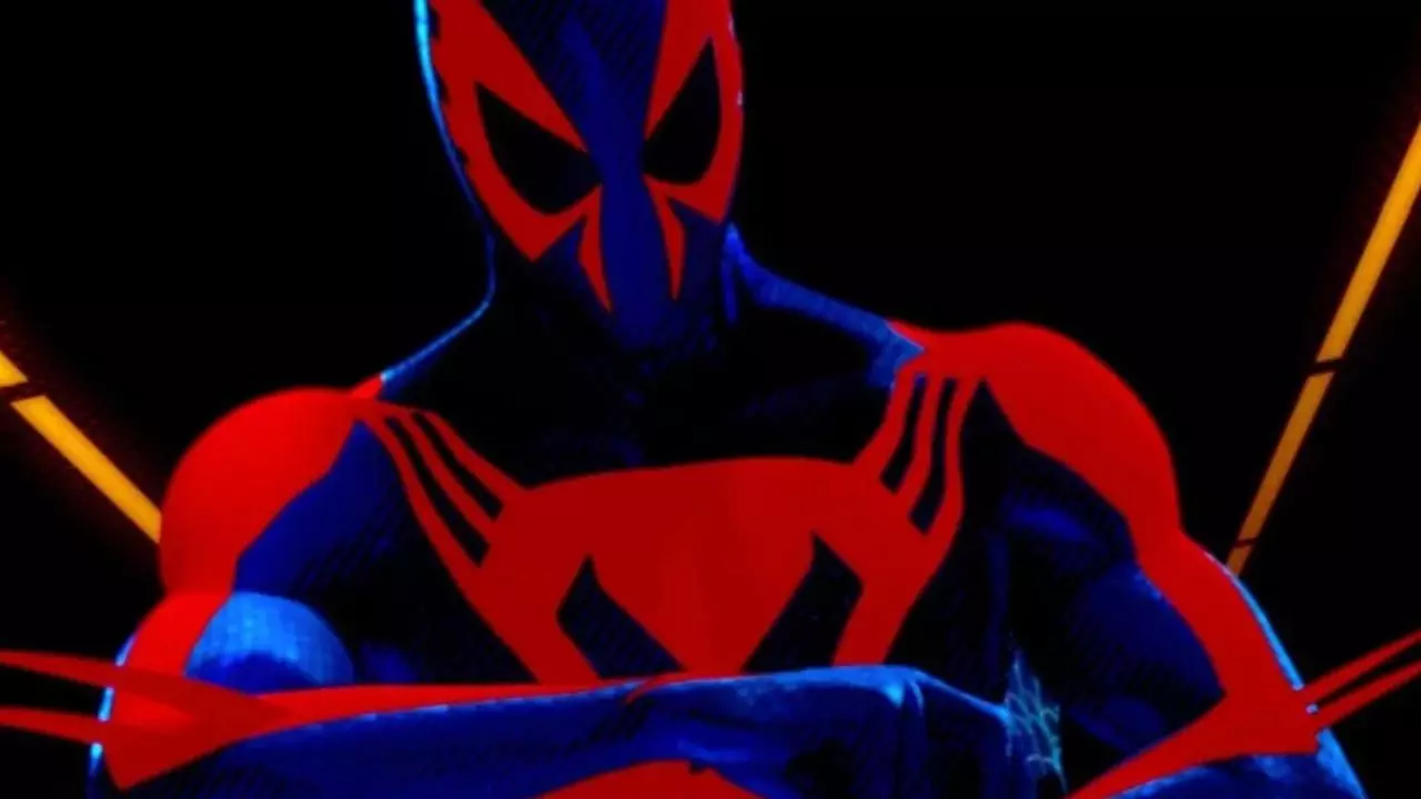 Oscar Isaac ao amin'ny Spider-Man Into the Spider-Verse. (Sary: Sony)