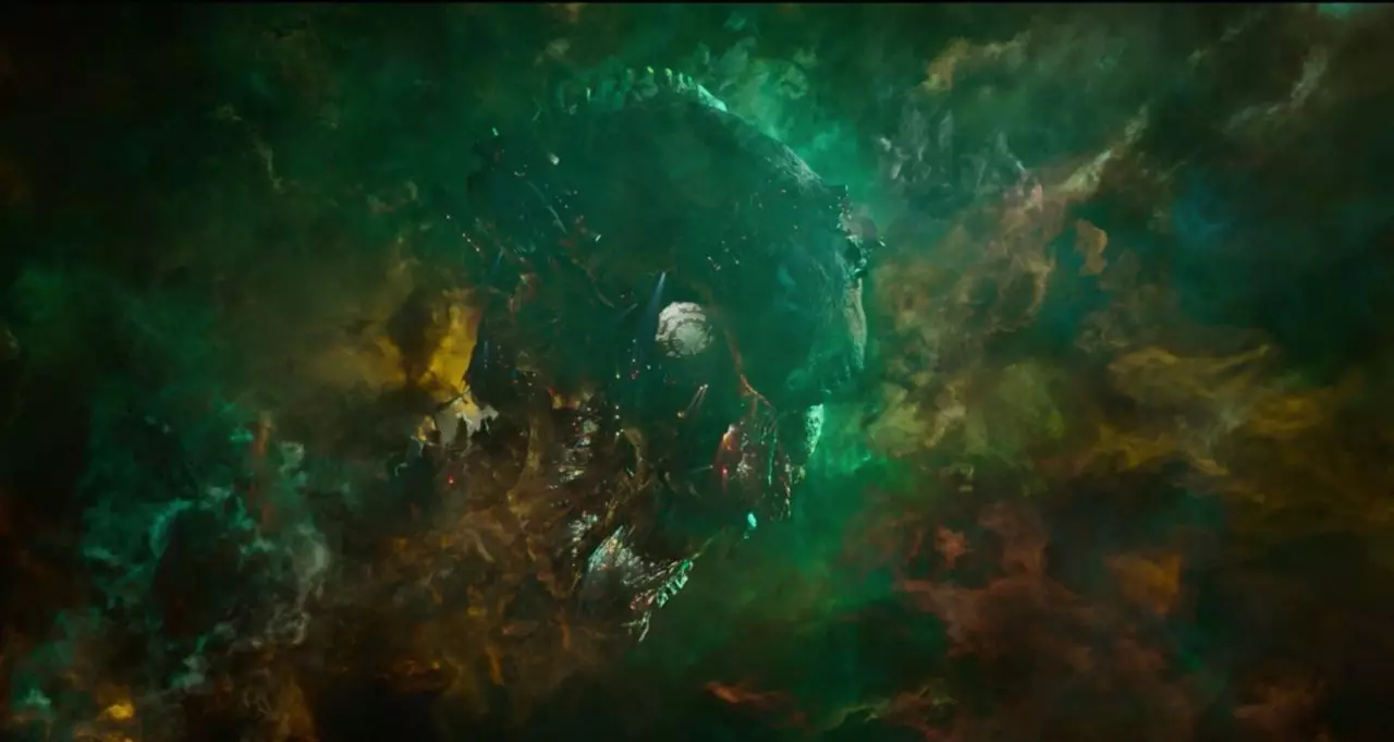 Esimest korda nägime taevalikku MCU: In Guardians of the Galaxy (ekraanipilt: Disney+)