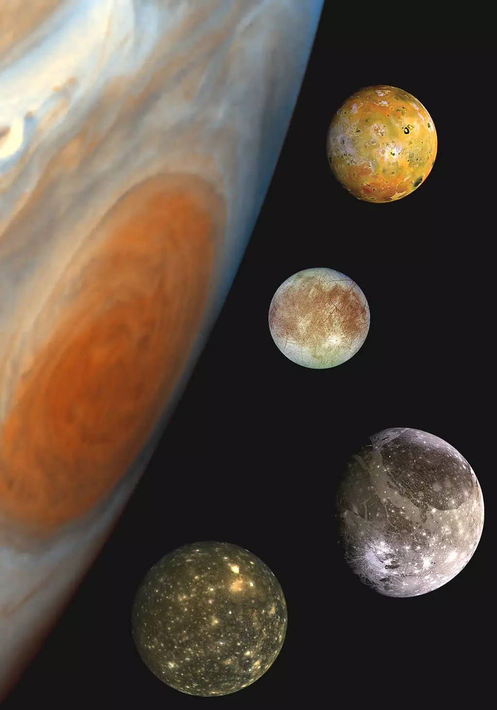 NASA Spacecraft e na le Kopano e Haufi le Jupiter's Moon Ganymede