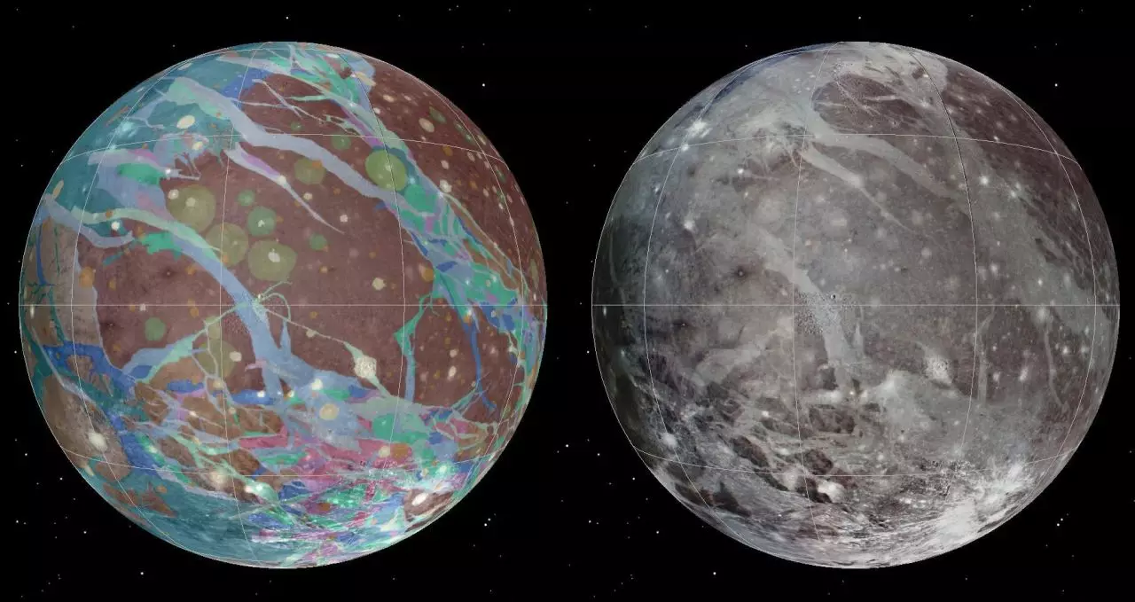 Mae Llong Ofod NASA yn Cyfarfod Agos â Lleuad Ganymede Iau