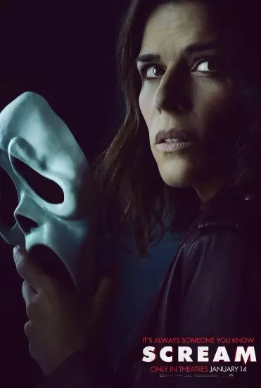 Плакатҳои Scream 2022. Барҷаста.