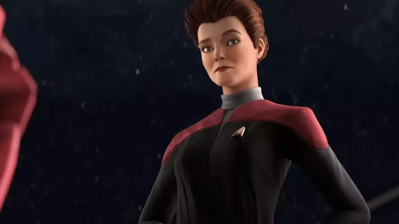 Star Trek: Cast a Chriw Prodigy ar Galon Barhaol Capten Janeway