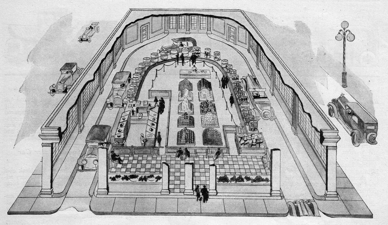 这个 1920 年代的免下车杂货店概念完全失败了