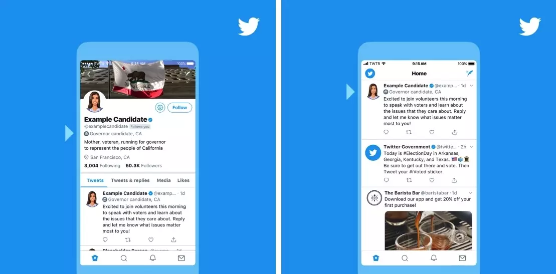 Twitter запускает новый инструмент проверки для политических кандидатов в преддверии промежуточных выборов 2018 года