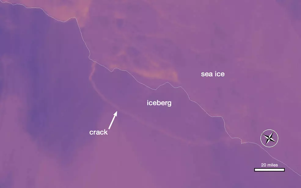 Ang Antarctica ay Naghulog lamang ng Isang Trilyong Ton Iceberg sa Karagatan