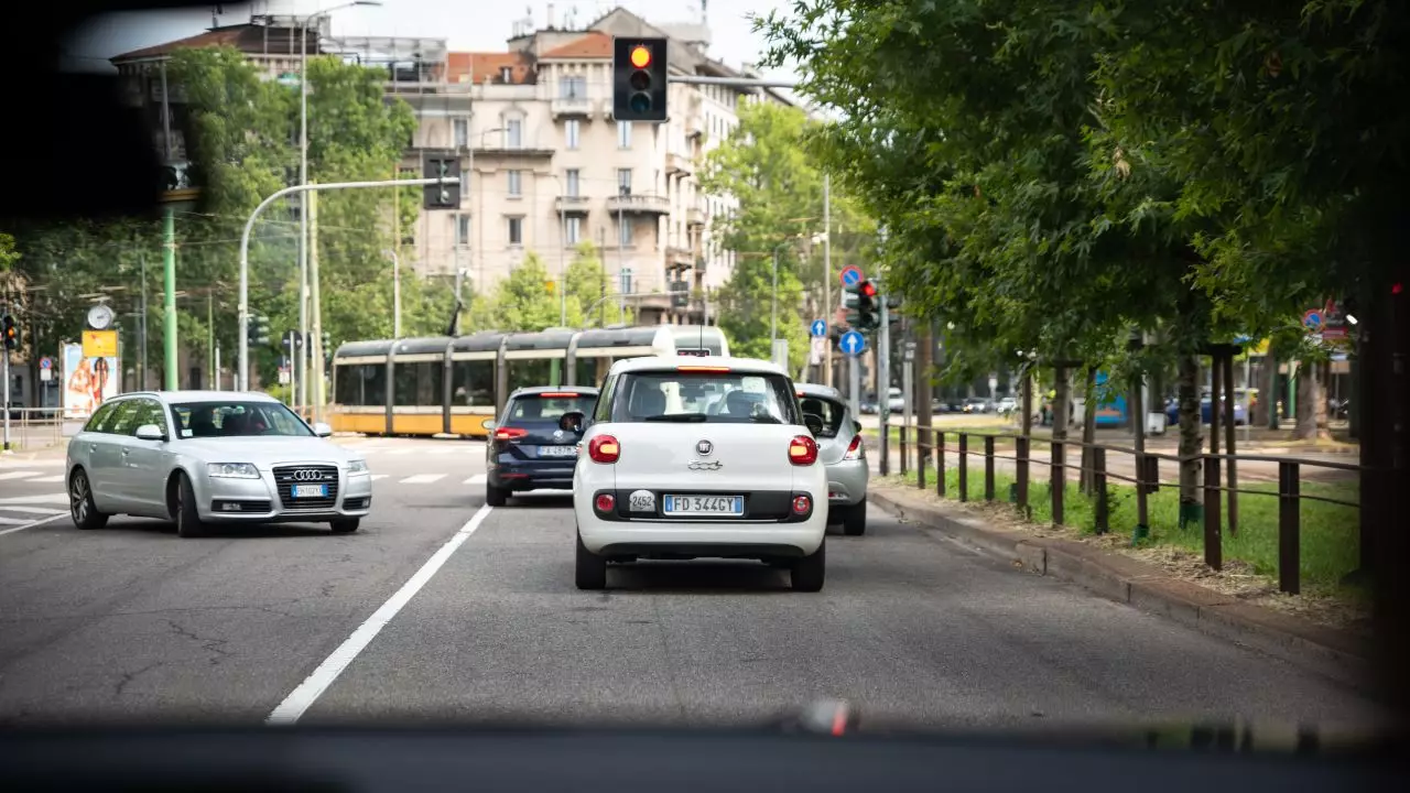 Conduire dans le nord de l'Italie est aussi stressant que beau