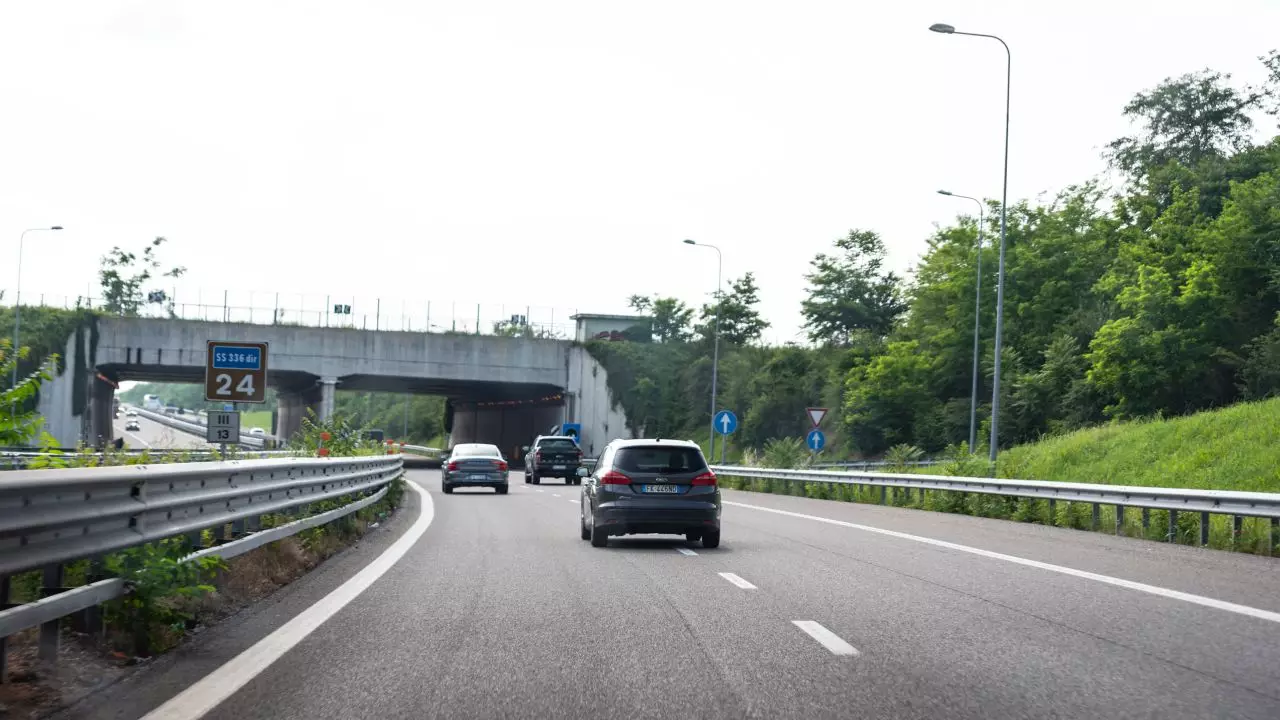 Pohjois-Italiassa ajaminen on yhtä stressaavaa kuin kaunista