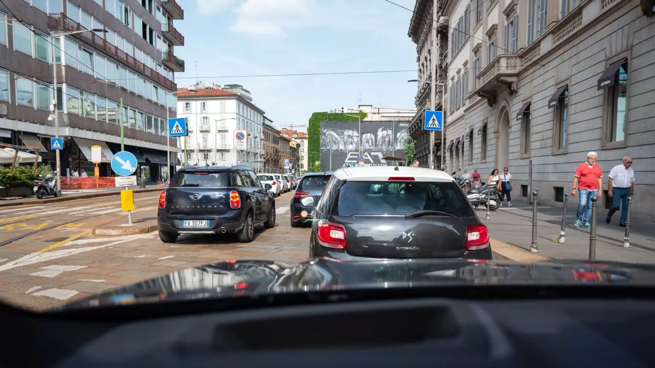 Pohjois-Italiassa ajaminen on yhtä stressaavaa kuin kaunista