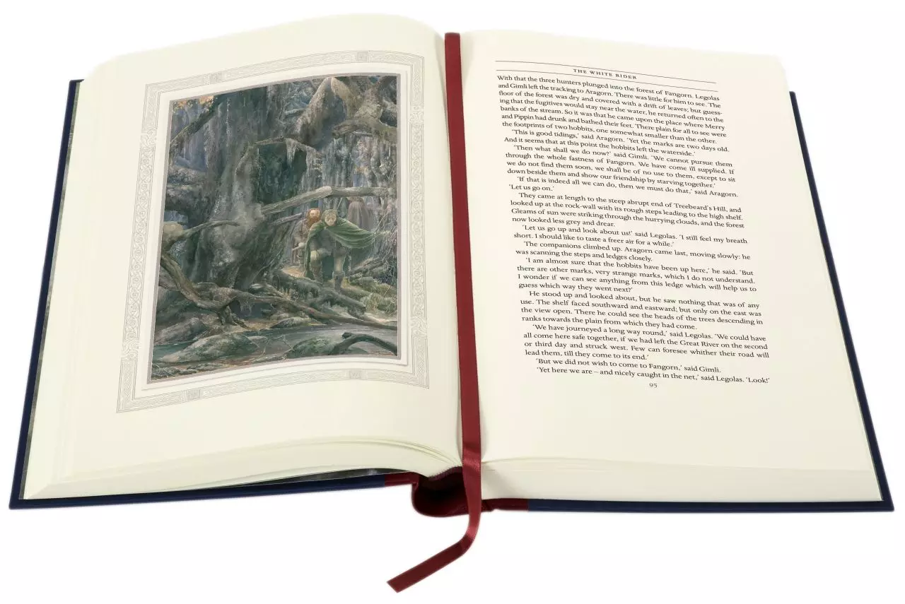 Bild: ©Alan Lee fir d'Editioun vun der Folio Society vum J.R.R. Tolkien's The Lord of the Rings.