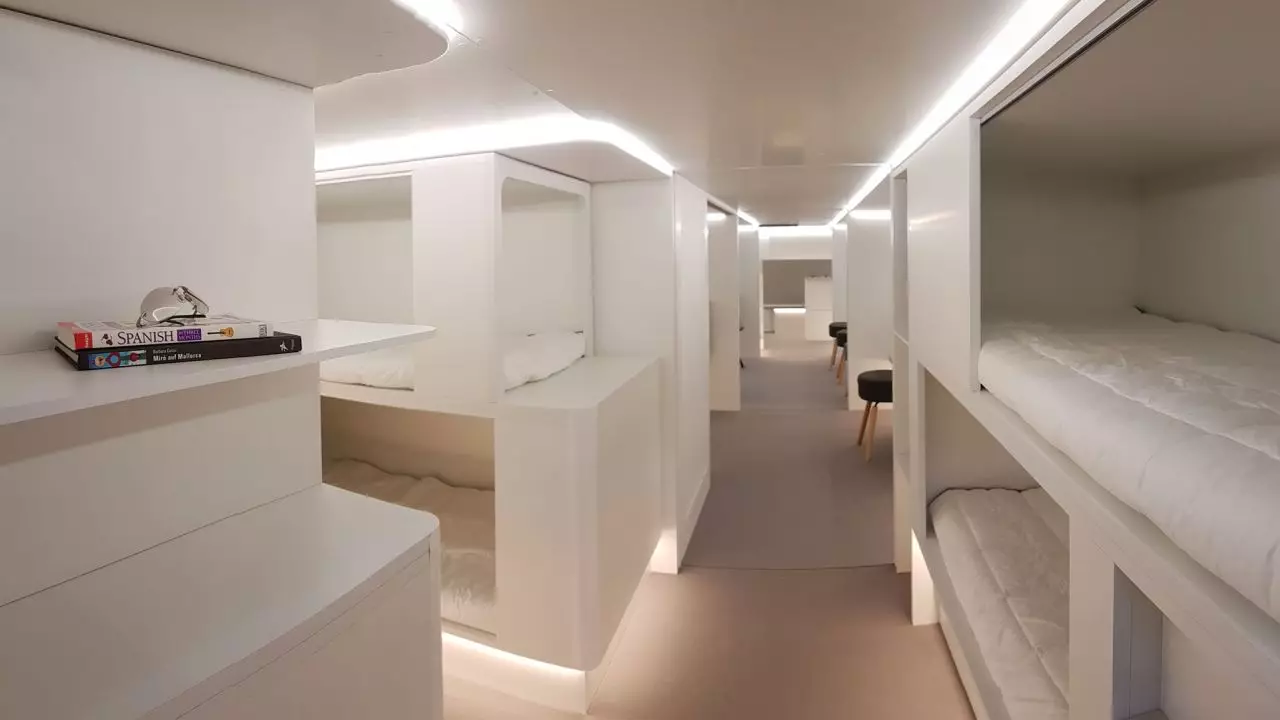 Airbus quer colocar um monte de camas confortáveis no porão de carga de um avião para voos longos