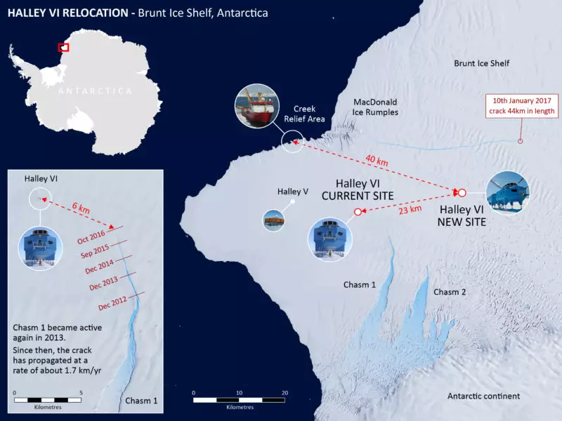 Antarctic Crack Forces Kwechinguva Kubuda kweSainzi Rekutsvaga Chiteshi