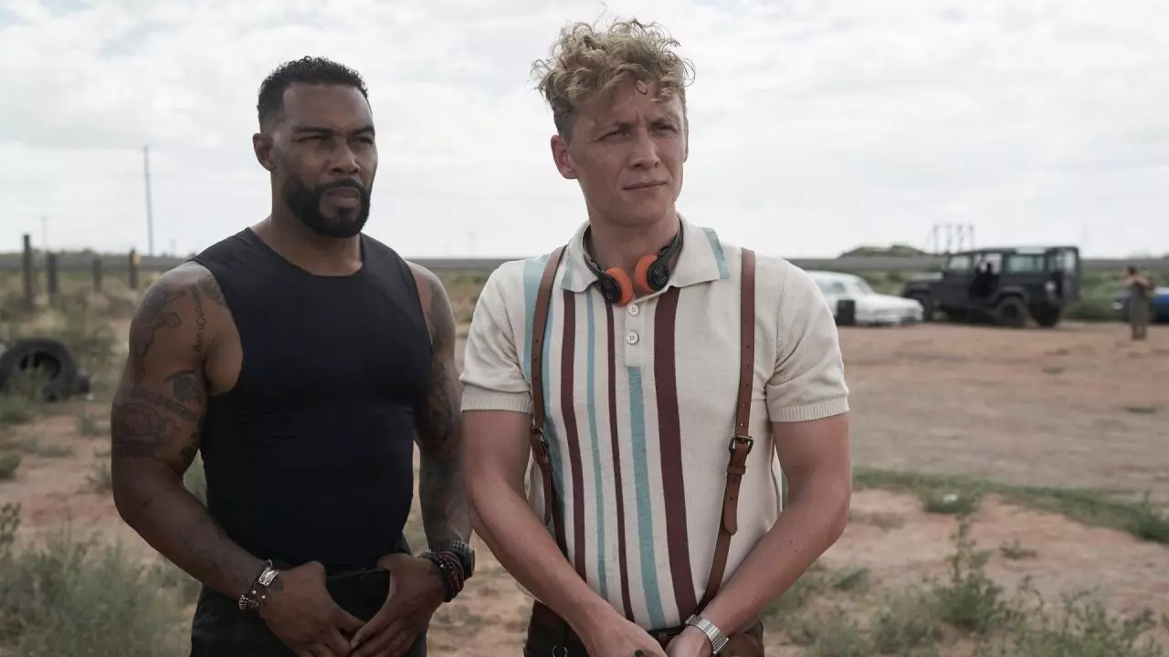 Schweighöfer e Omari Hardwick em Exército dos Mortos.